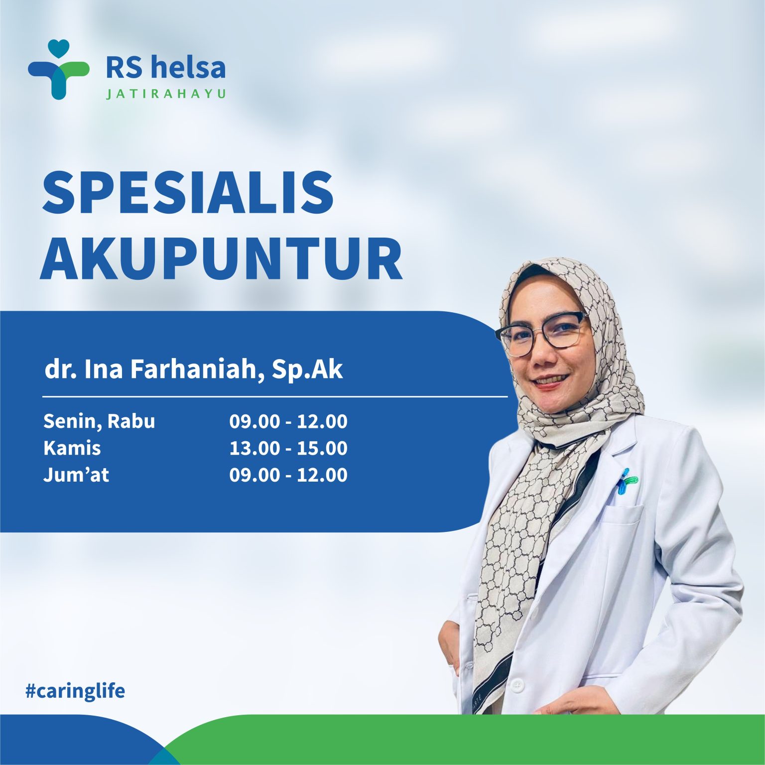 Jadwal Poli Akupunktur RS helsa Jatirahayu - RS helsa